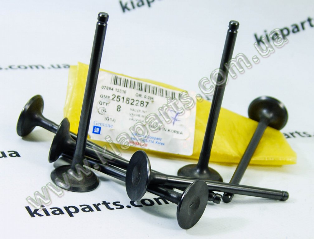 Купить Клапан впускной - 25192554 - Aveo Lacetti Nubira 1,4i. По лучшей ...