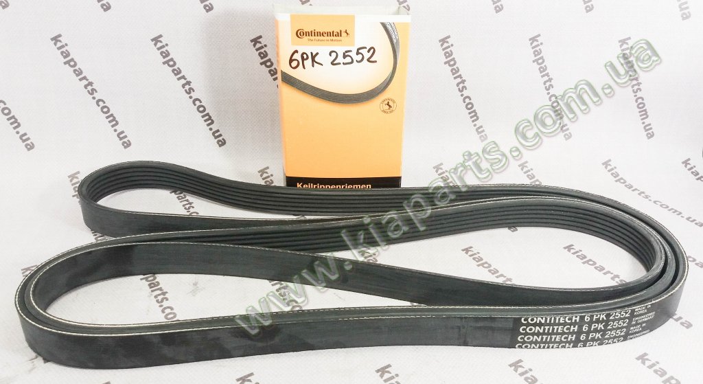 Купить Ремінь генератора (загальний) - 6PK2550 - Sonata YF IX35 ...