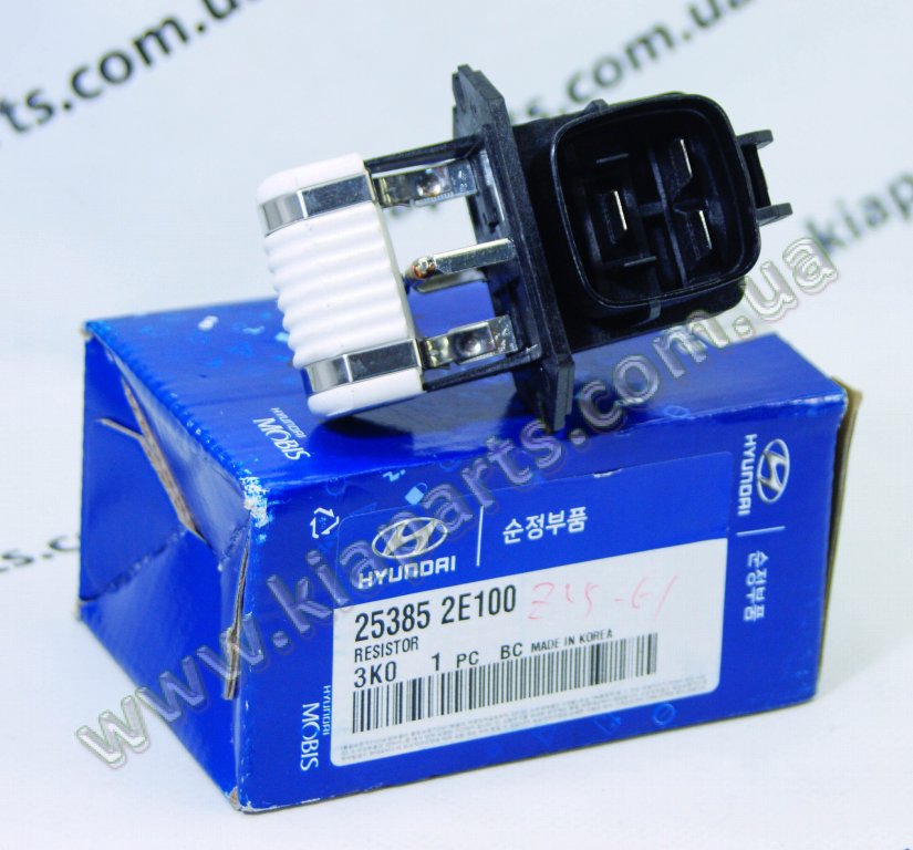 Купить Резистор вентилятора охолодження двигуна - 253852E100 - Univ. По ...