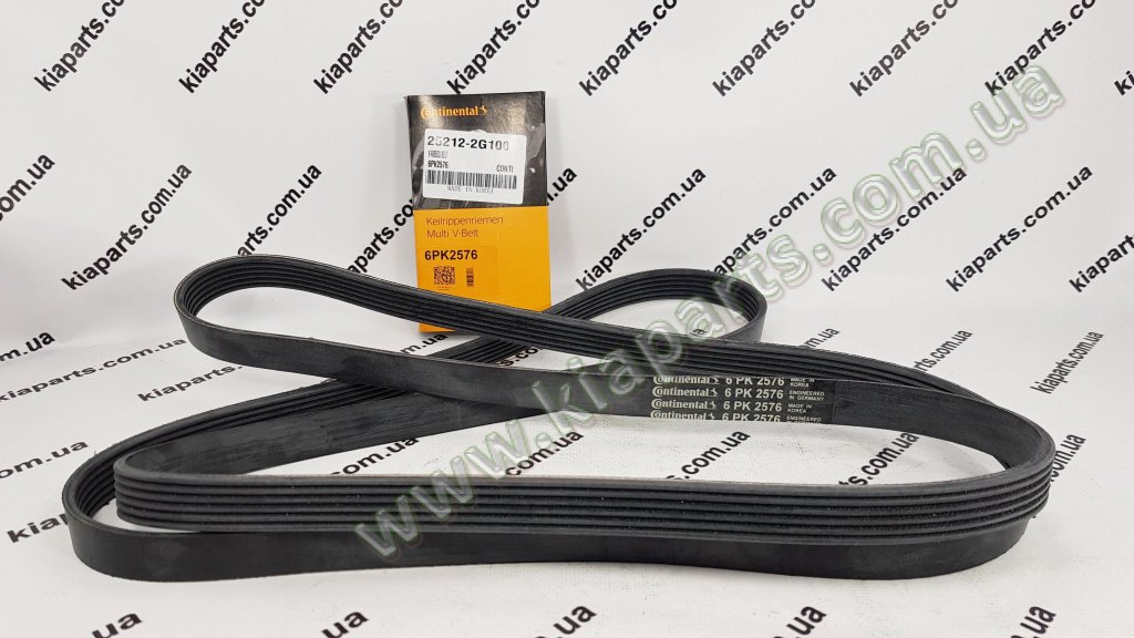 Купить Ремінь полікліновий - 252122G100 - Santa Fe 10~ 2.4i. По лучшей ...