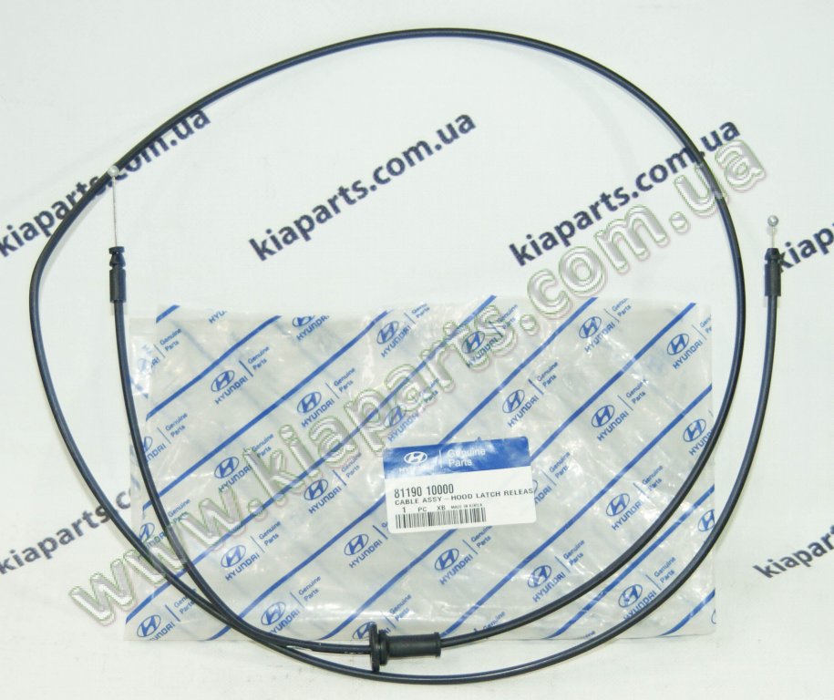 Купить Трос открытия замка капота (от ручки к замку) - 8119010000 ...