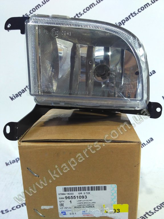 Придбати Фара противотуманная левая - 96551093 - Lacetti 03-08. За ...