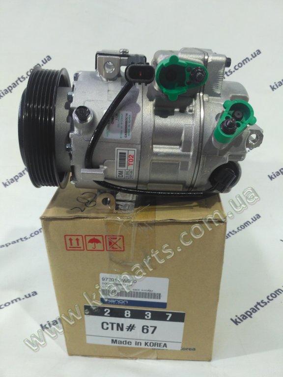 Купить Компрессор кондиционера - 977012W000 - SantaFe 12~. По лучшей ...