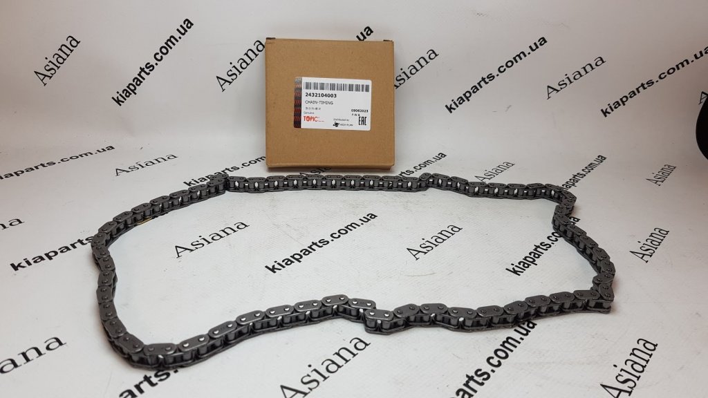 Купить Ланцюг розподільчого валу - 2432104003 - 1,0i I10 (India Plant ...