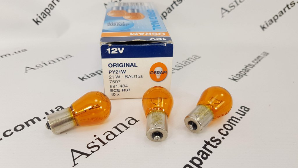 Купить Лампа розжарювання PY21W 12V 21W оранжева - 1987302812 - UNIV ...