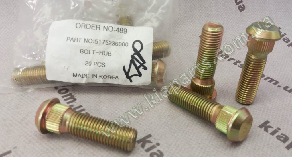 Купить Шпилька колеса - 5175236000 - Univ. По лучшей цене. KIAPARTS.COM.UA